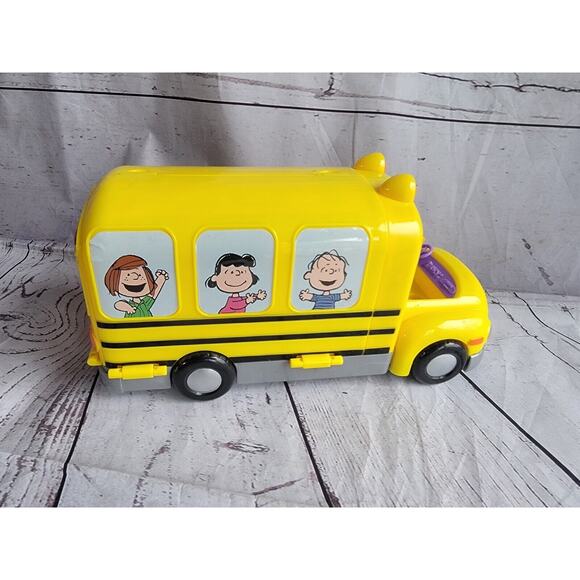 Just Play | Toys | Snoopy Peanuts Charlie Browns School Bus Schoolroom ...
